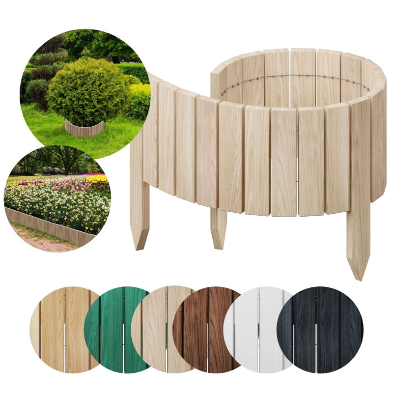 30 cm - elastyczny płotek ogrodowy 30 x 100 cm